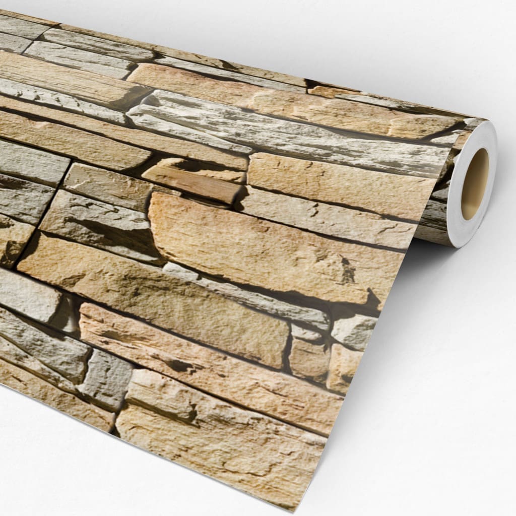 Papel de parede adesivo pedra – Dcorando – Adesivos para Decoração