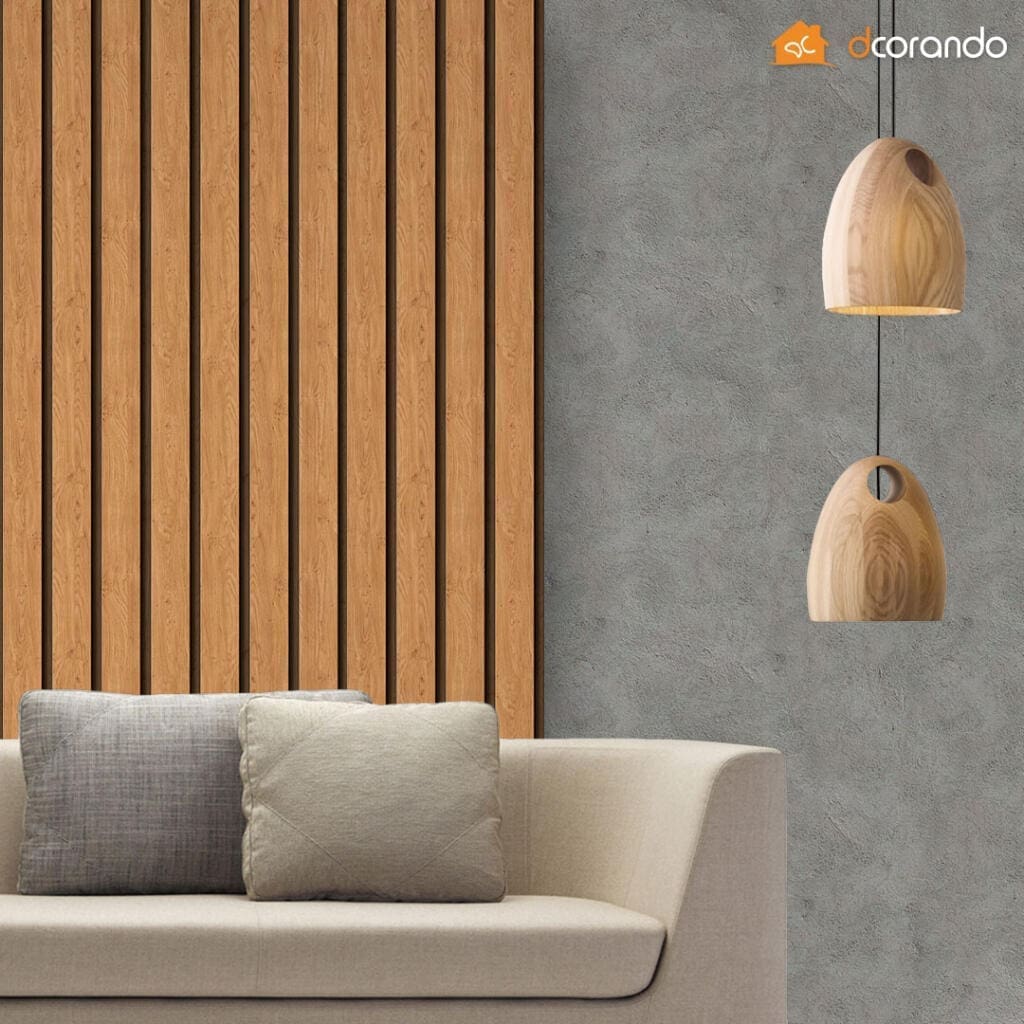 Papel De Parede Ripado Carvalho Claro 3 Metros – Dcorando – Adesivos ...